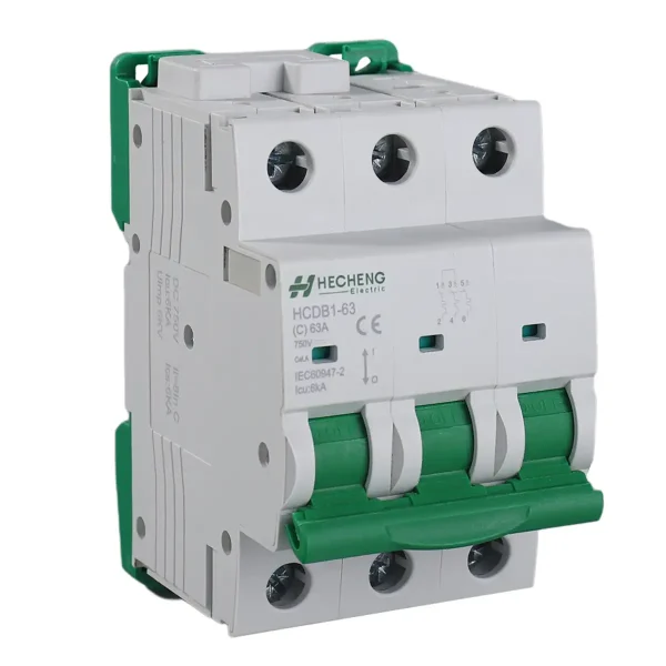 63A 1000VDC Miniature Circuit Breaker - HIITIO