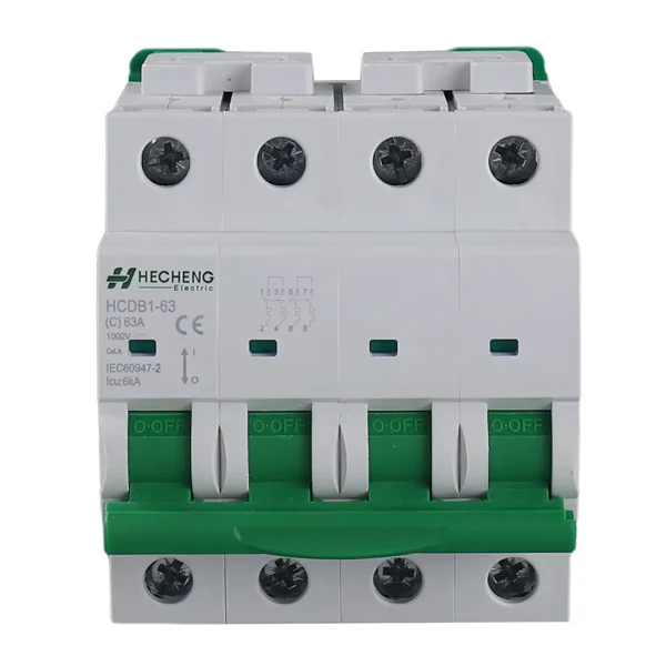 63A 1000VDC Miniature Circuit Breaker - HIITIO