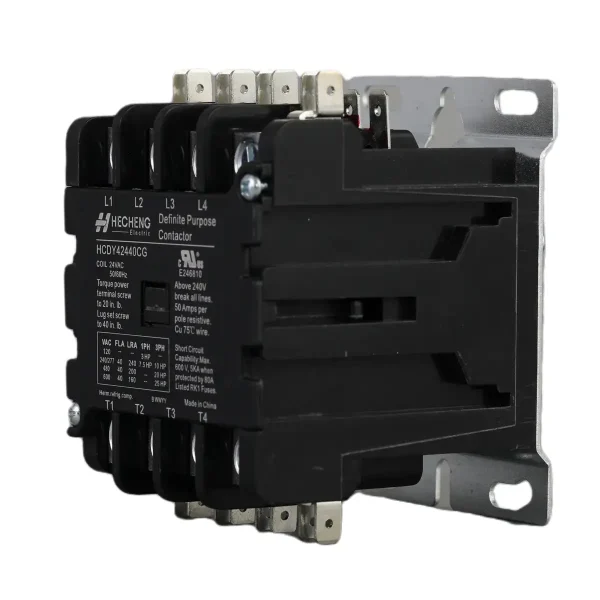 HCDP Series 4P Definite Purpose Contactor for HVAC and Refrigeration ...