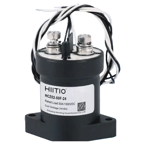 High Voltage 1500Vdc 50A Epoxy Resin Contactor - HIITIO