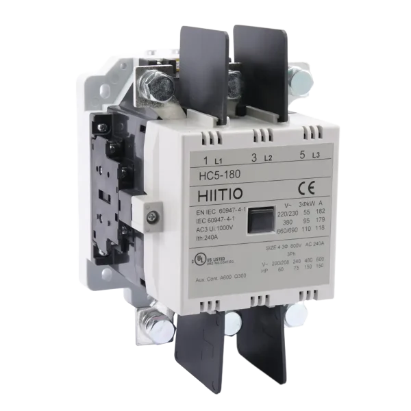 180A UL Approved Motor Control AC Contactor - HIITIO