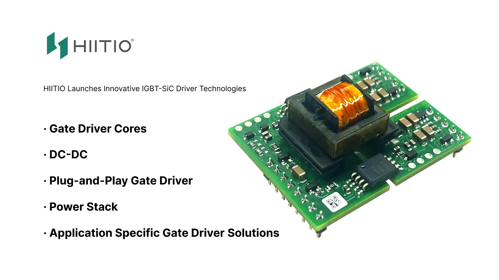 HIITIO Launches Innovative IGBT-SiC Driver Technologies - HIITIO